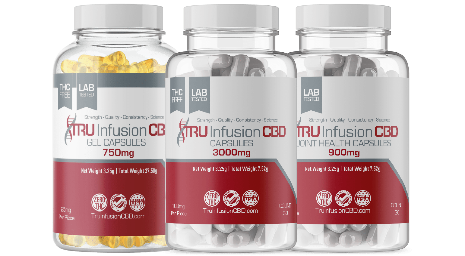 Product category - Tru Infusion CBD